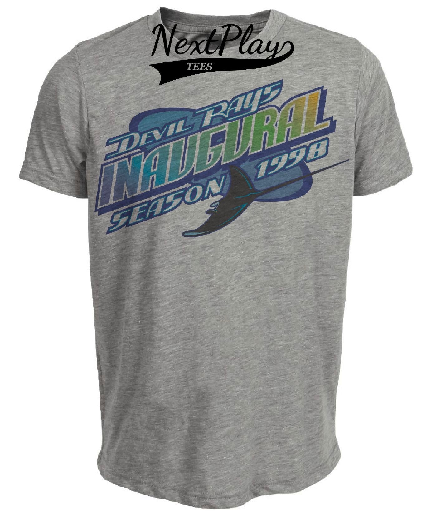 Tampa Bay Devil Rays Retro Baseball Inaugural 1998 Artwork Heather Gray ...