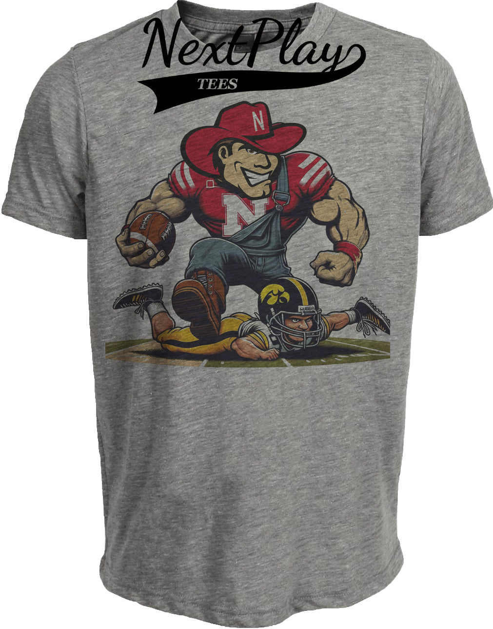 Nebraska Cornhuskers vs. Iowa Hawkeyes Retro Rivalry Football 1996 ...