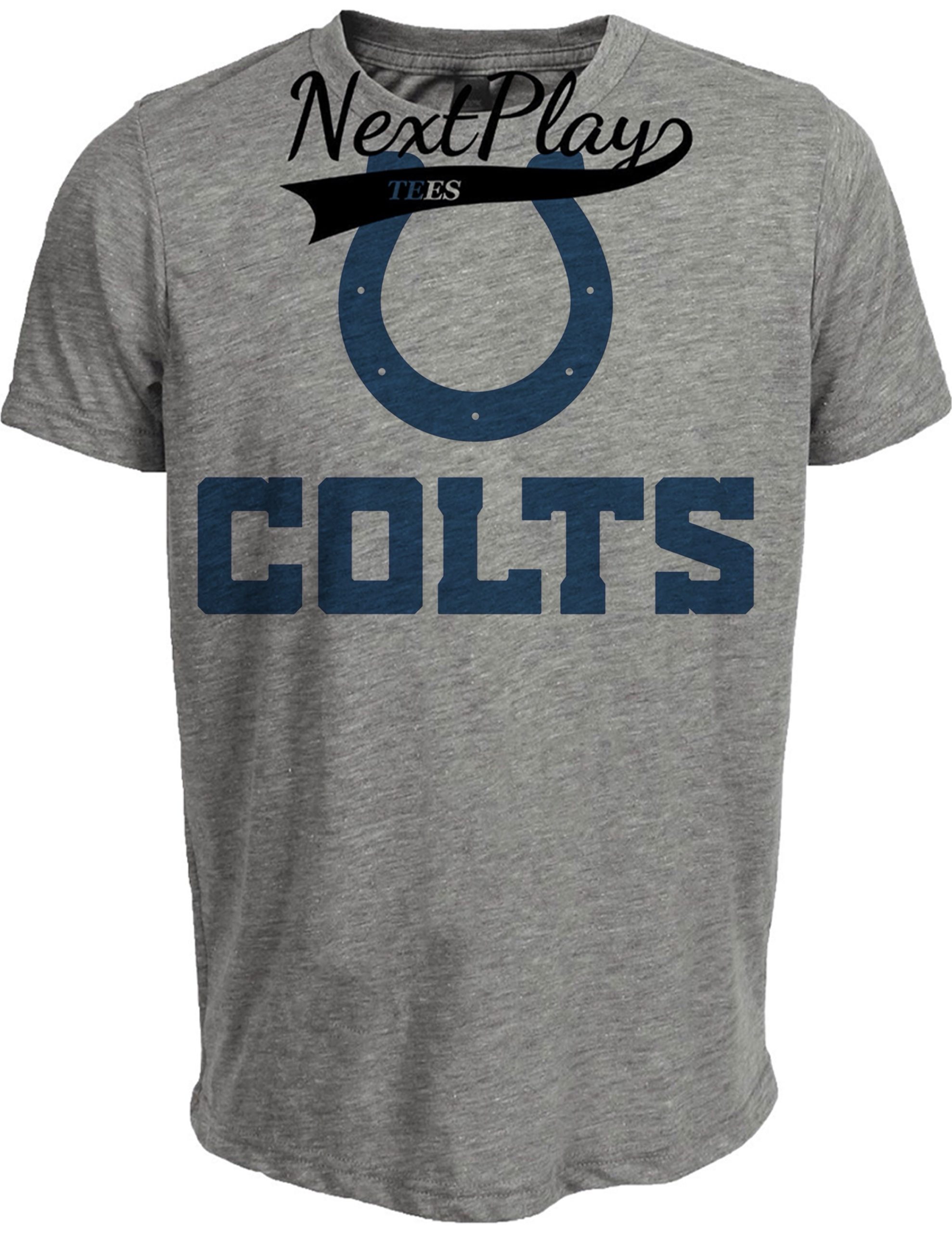 Indianapolis Colts Retro Football 1984 Artwork Heather Gray Sublimated ...