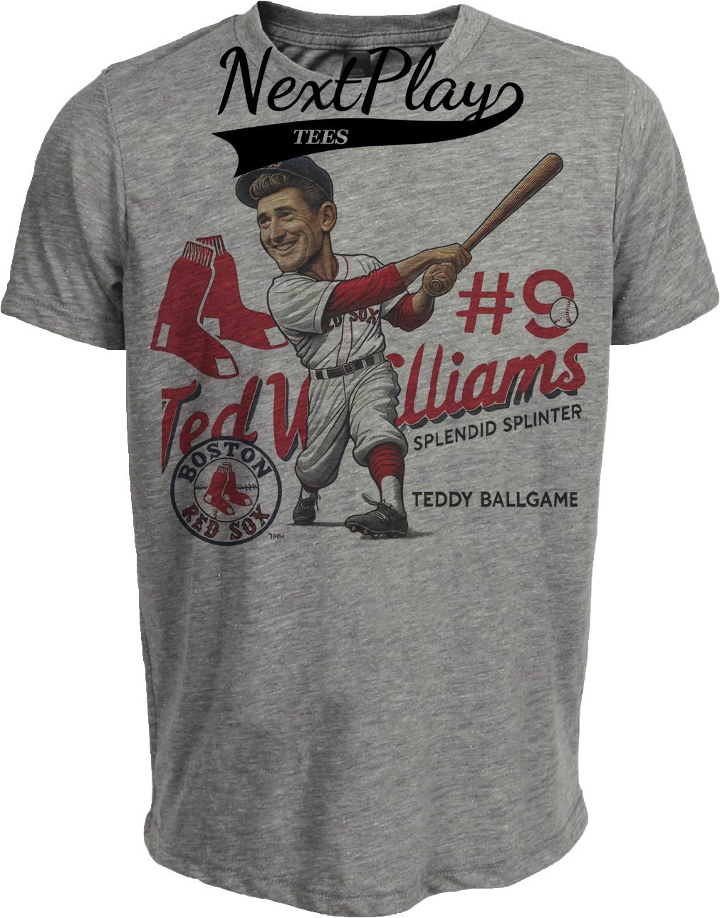 Boston Red Sox Ted Williams Teddy Ballgame Exclusive Retro Baseball ...