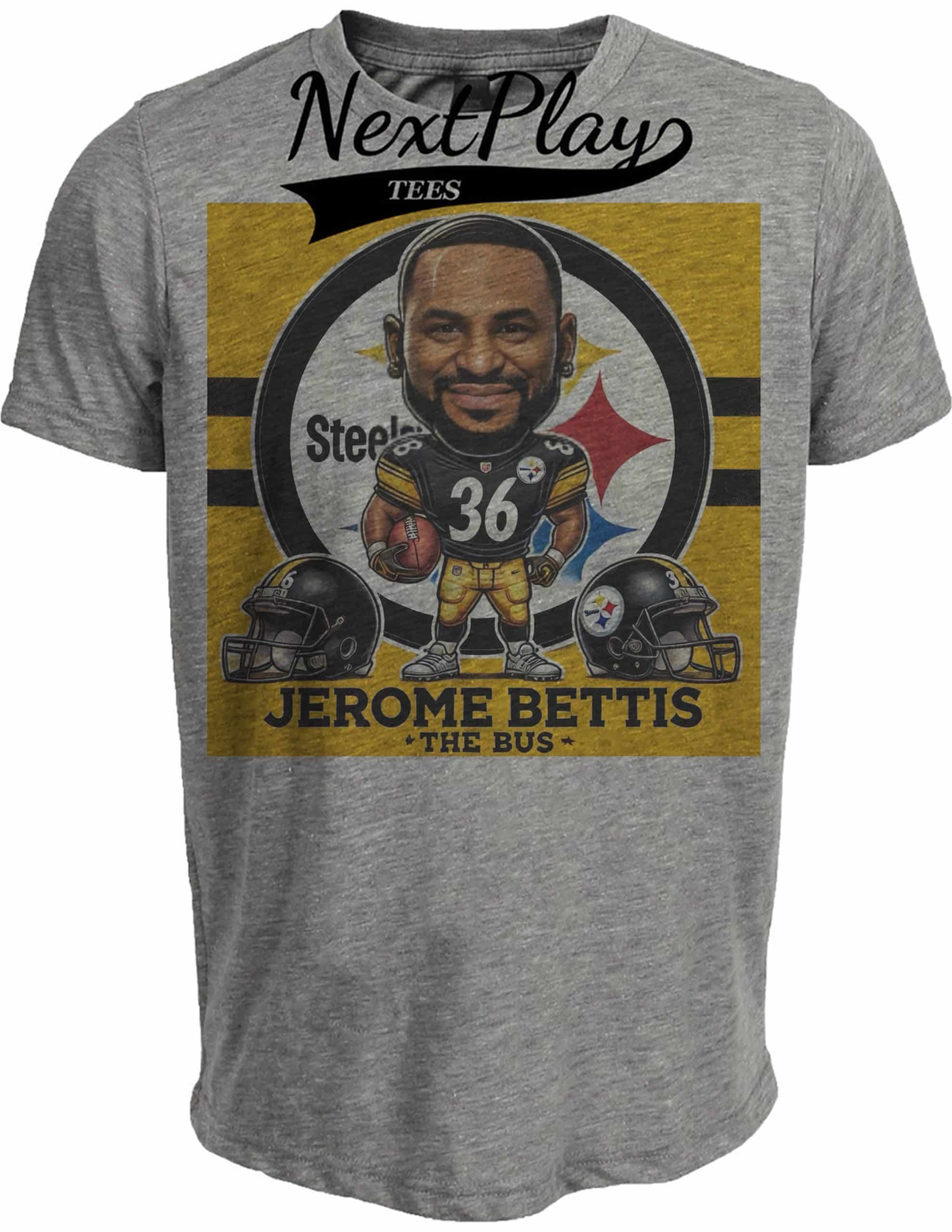 Pittsburgh Steelers Jerome The Bus Bettis Exclusive Retro Football 1997 ...