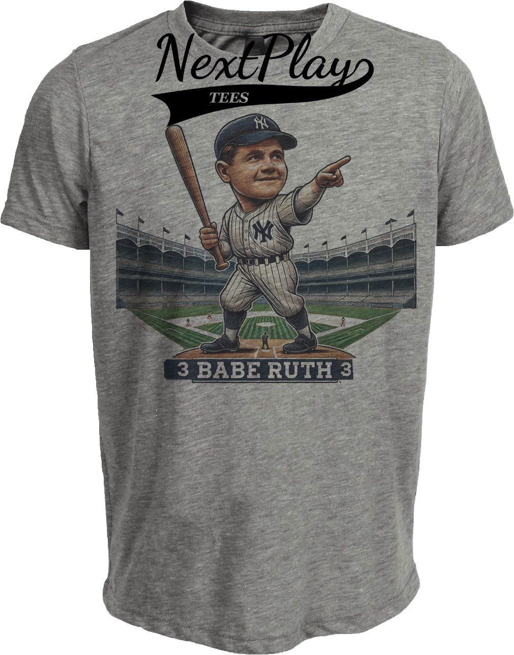 New York Yankees Babe Ruth Called His Shot World Series Exclusive Retro ...