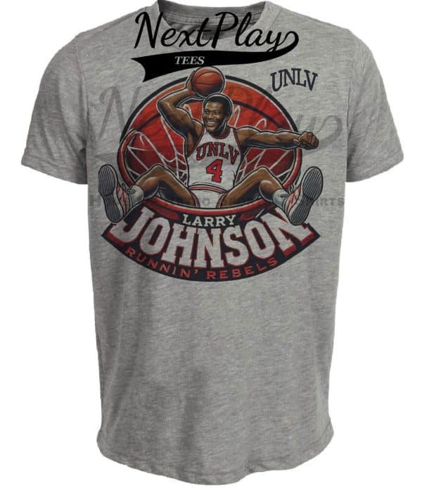 UNLV Rebels Larry Johnson Exclusive Retro March Madness Basketball ...